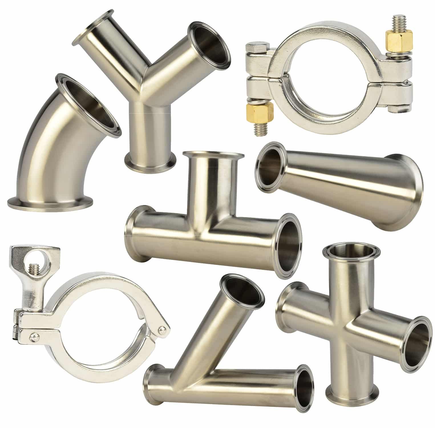 Sanitary Tri Clamp Fittings - Ace Stainless Steel